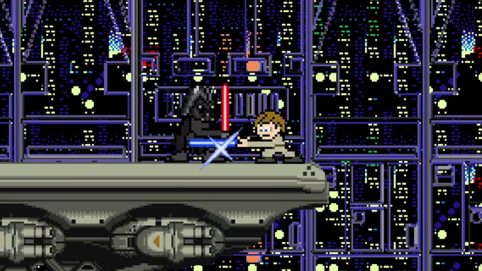 Original 'Star Wars' Trilogy Reimagined As An 8-Bit Video Game