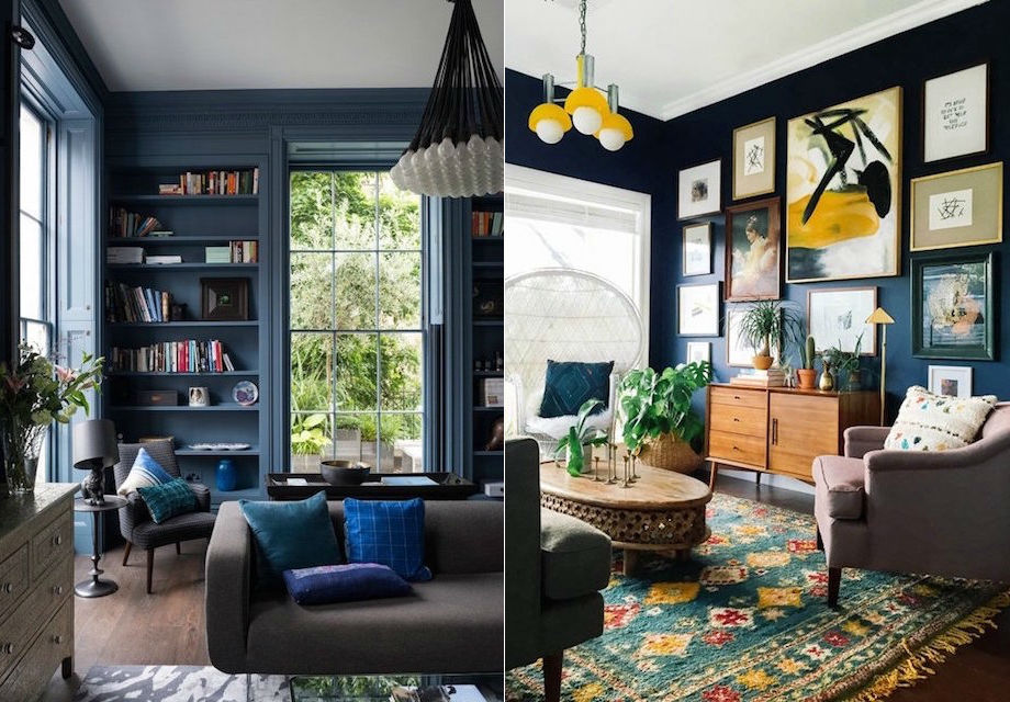 Dark Interior House Colours