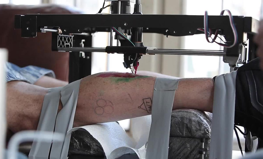 Robotic Wing Tattoos