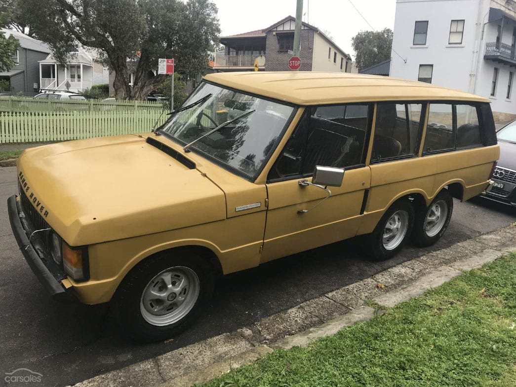 This Ultra-Rare Six-Wheeled 1972 Range Rover Can Now Be Yours For A Bargain