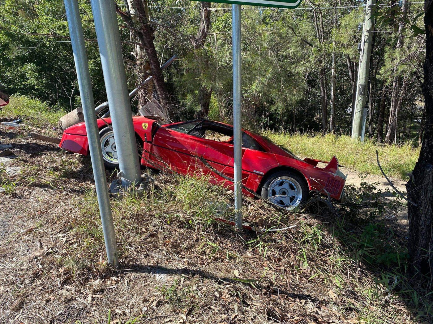 Ferrari Crash: Uninsured $2.4 Million Ferrari Comes To Tragic End In ...