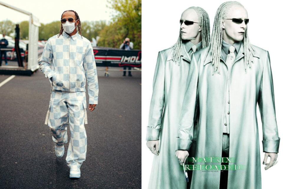 Lewis Hamilton Stuns in Matrix-Inspired Outfit by Dior at Imola ...