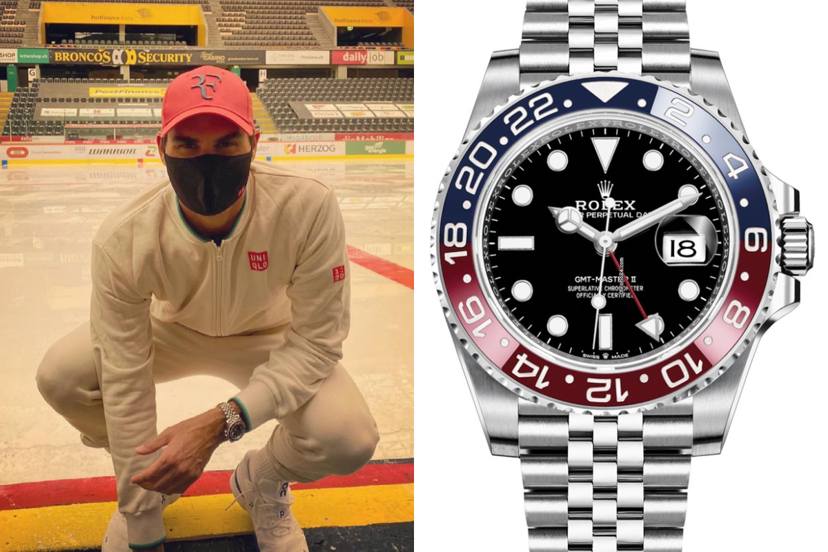 Roger Federer Relaxes In Switzerland With A Refreshing New Rolex