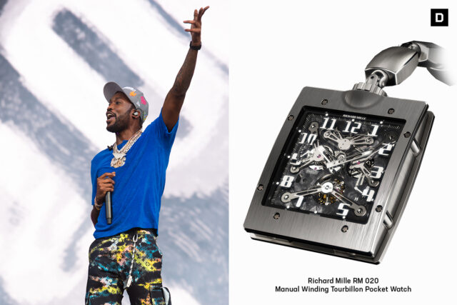 Rapper Meek Mill Spotted Wearing The Most Bizarre Richard Mille Watch Ever