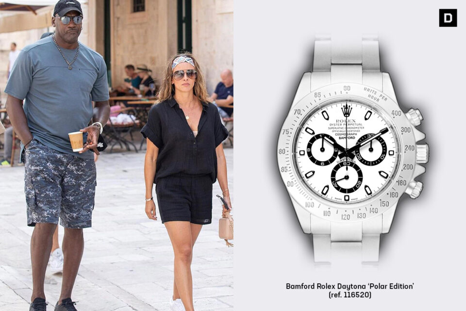 Michael Jordan Wears An Icy-Cold Rolex On His Hot European Summer Holiday
