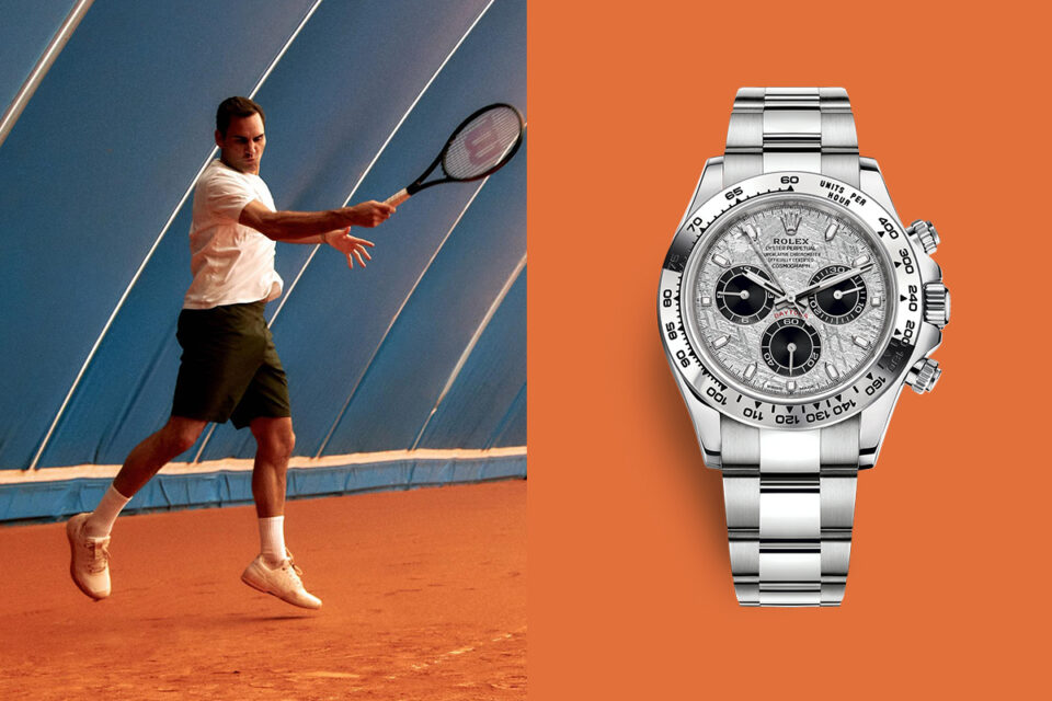 Roger Federer Hits It Out Of The Park With 'Meteoric' New Rolex - DMARGE