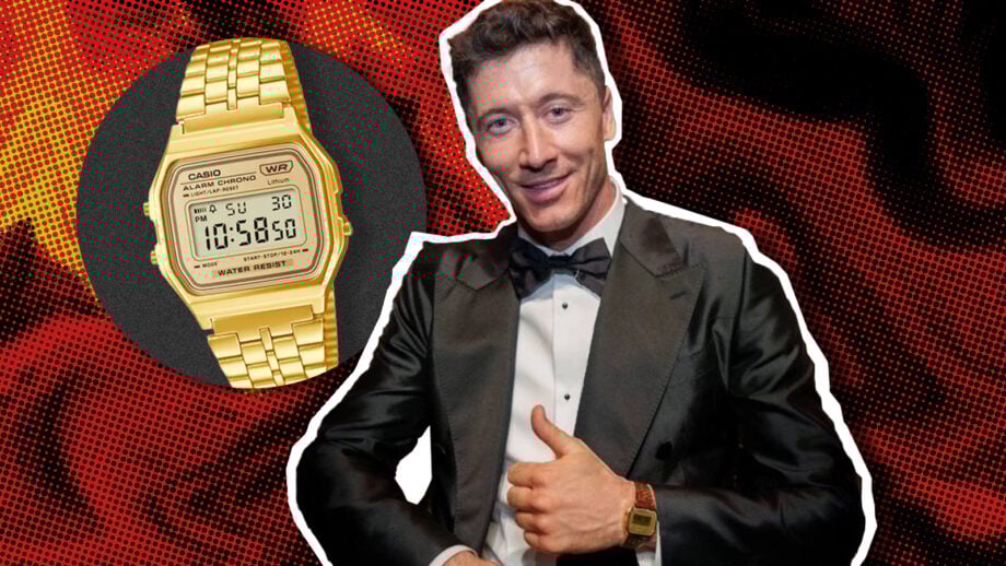 Robert Lewandowski Chooses Casual Casio for the Ballon d’Or Ceremony