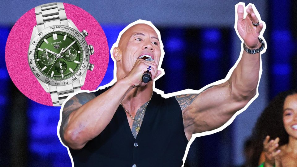 Dwayne 'The Rock' Johnson Wears A Surprisingly Subtle TAG Heuer Watch ...