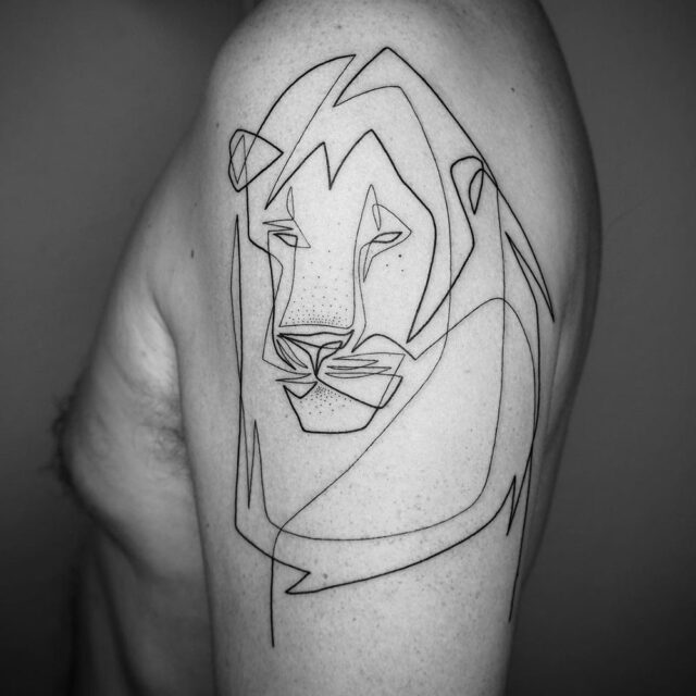 Single Line Tattoo Designs for Men 2023: 70 Unique and Interesting ...