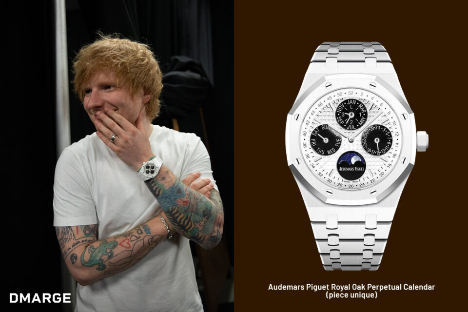 Ed Sheeran Spotted Wearing One-Off Audemars Piguet Royal Oak - DMARGE