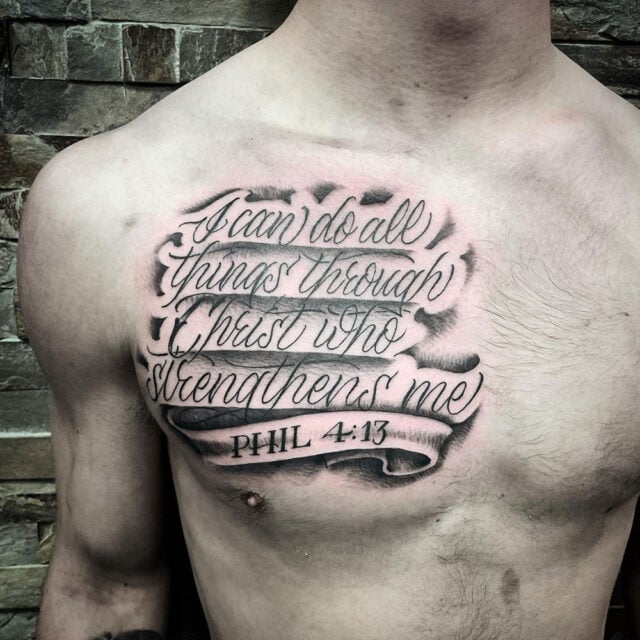 Bible Verse Tattoos On Chest