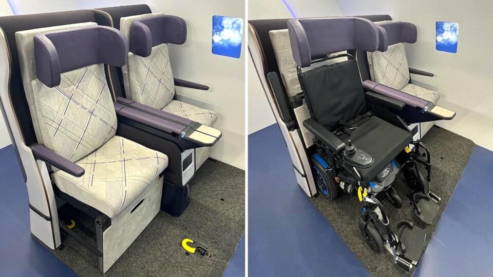 US Airline Unveils Revolutionary New Seat For Wheelchair Users - DMARGE