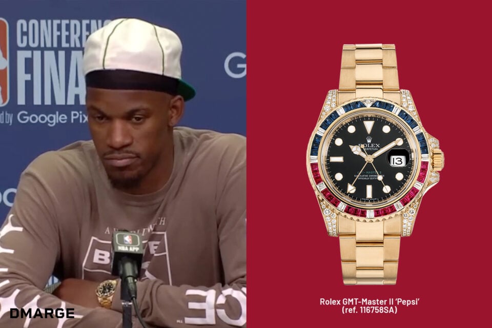 NBA Star Jimmy Butler Quietly Flaunts Exclusive $300,000 Rolex Pepsi ...