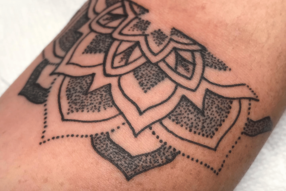 Simple Mandala Tattoo