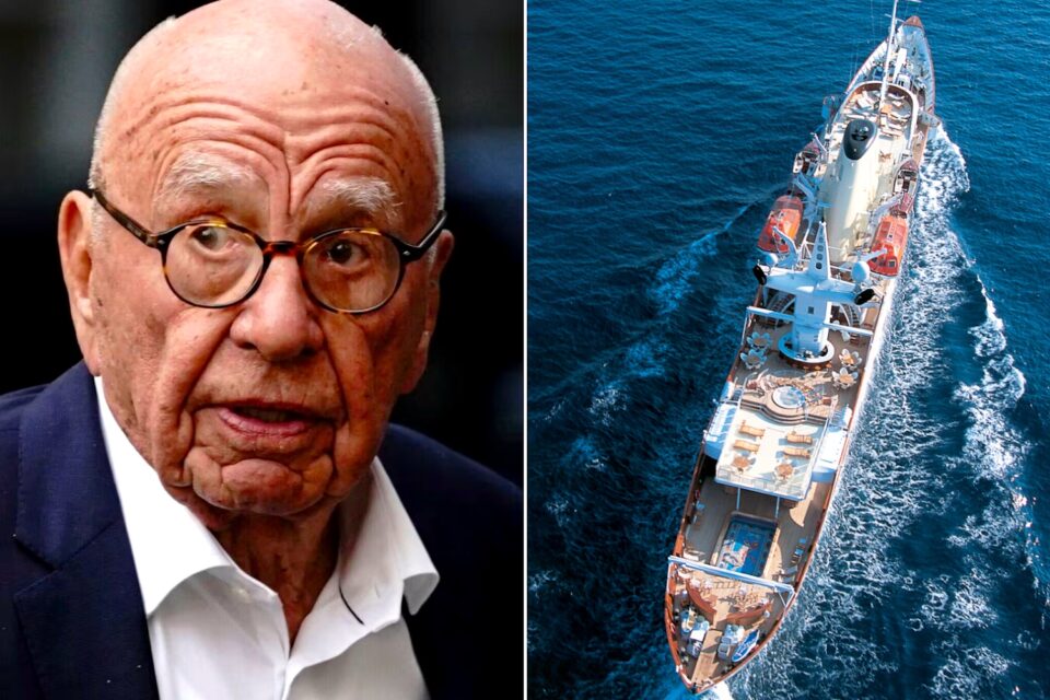 Rupert Murdoch Sets Sail with New Partner Aboard $62 Million Christina ...