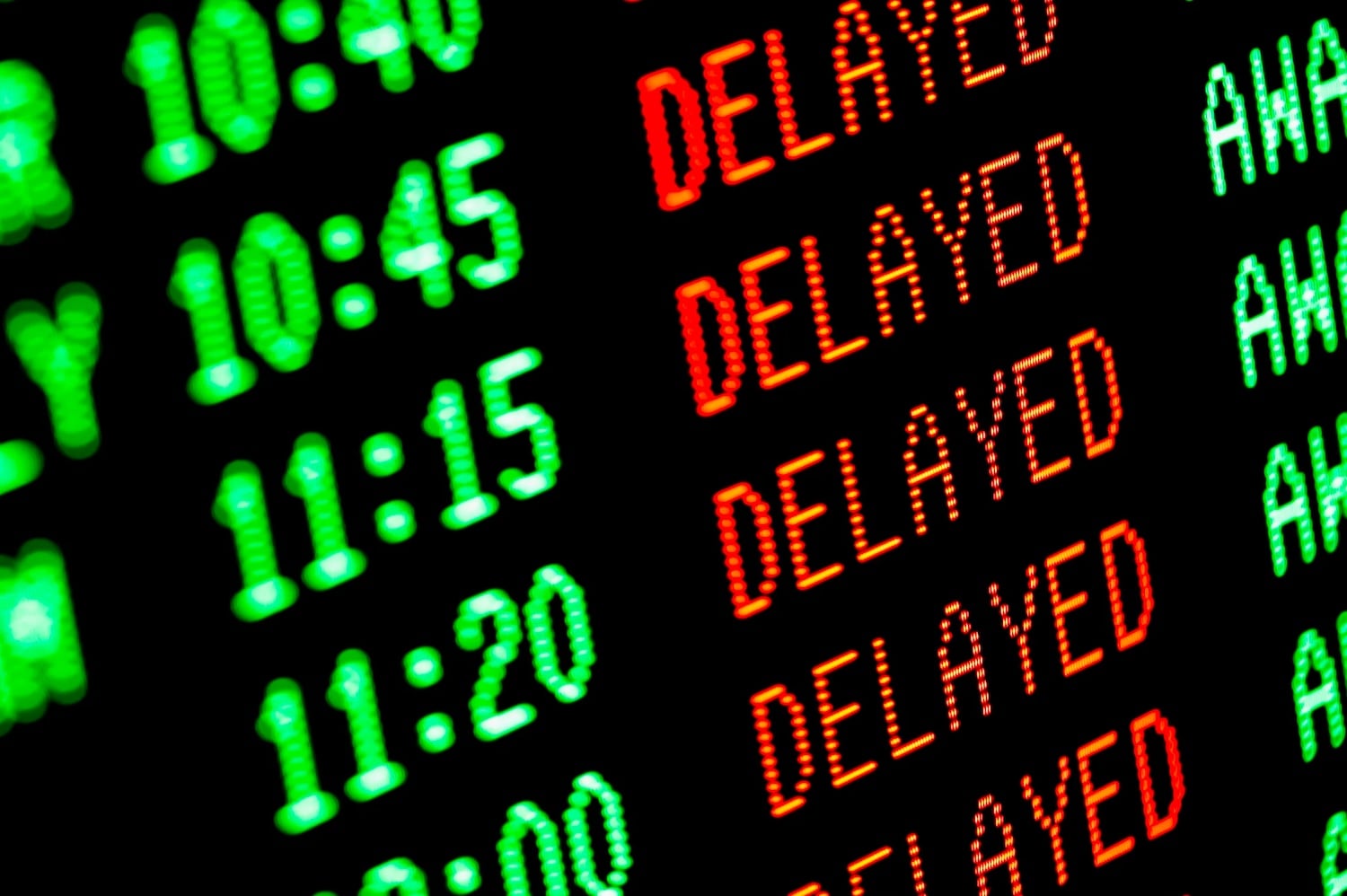 America's Most Delayed Planes Revealed