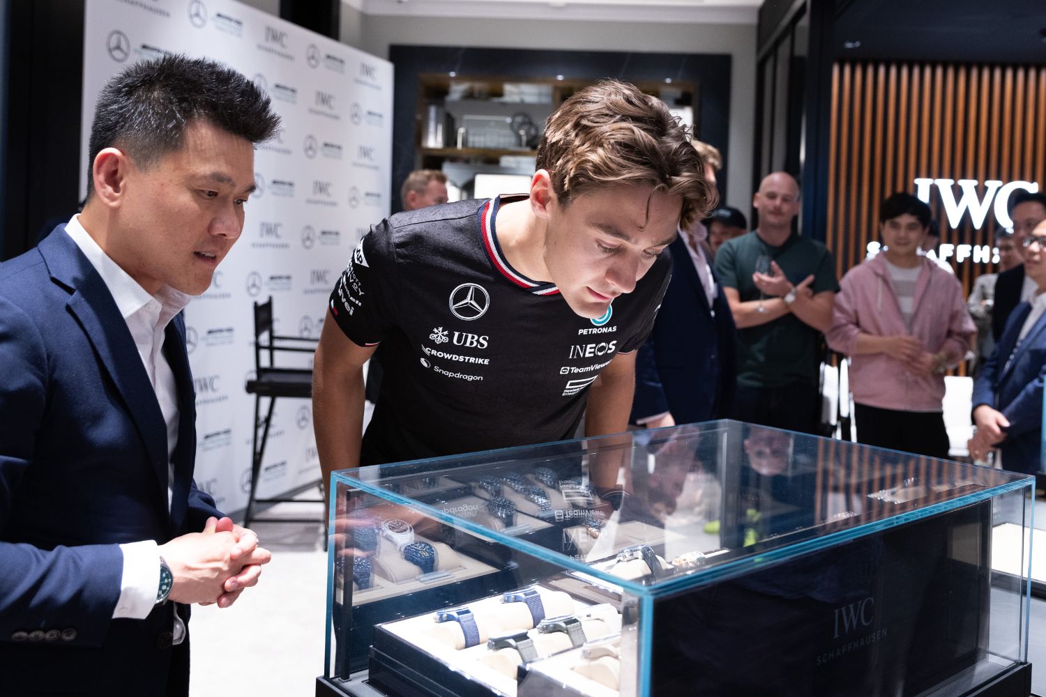 Formula 1 Driver George Russell Officially Opens IWC Boutique In ...