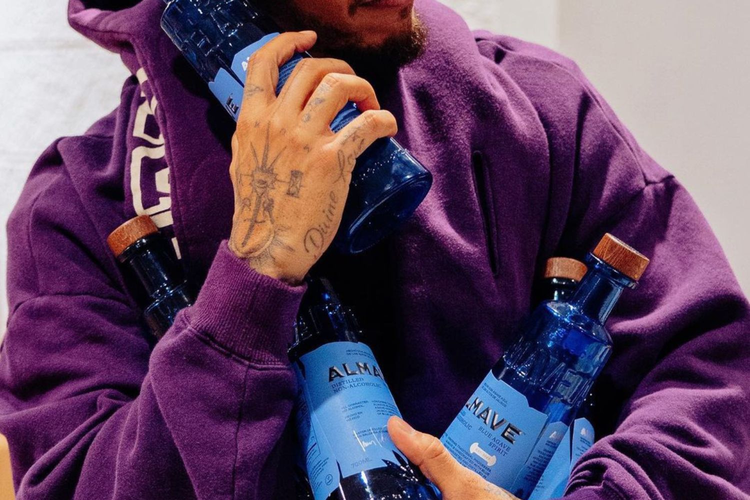 Lewis Hamilton Launches Alcohol-Free Agave Drink Celebrating ...