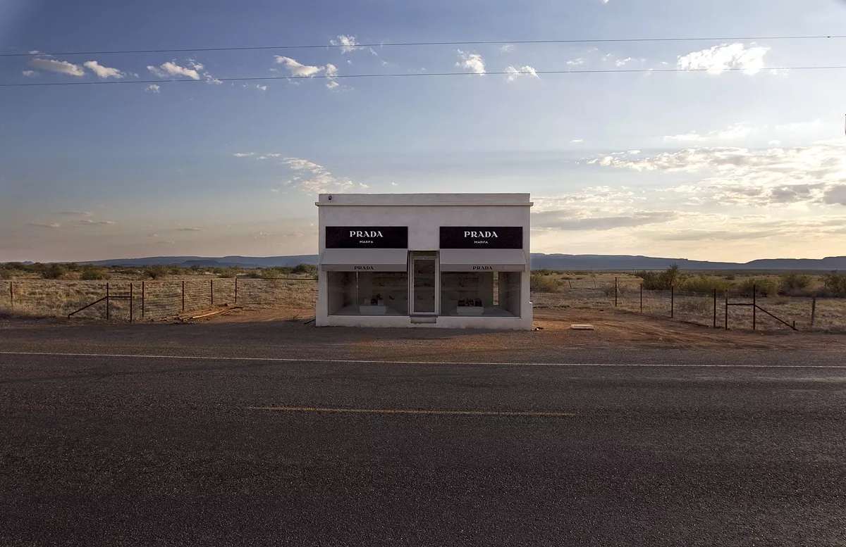 Why Prada Built A Fully-Stocked Store In The Texas Desert That Never Opens