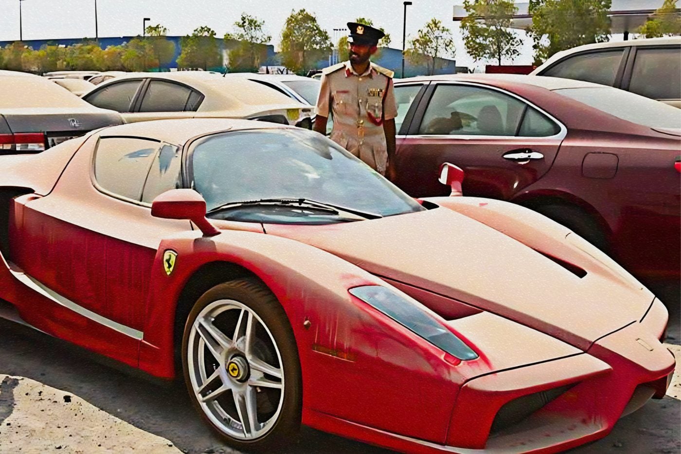 Dubai's Supercar Graveyard Where Abandoned Ferraris, Bugattis, And ...