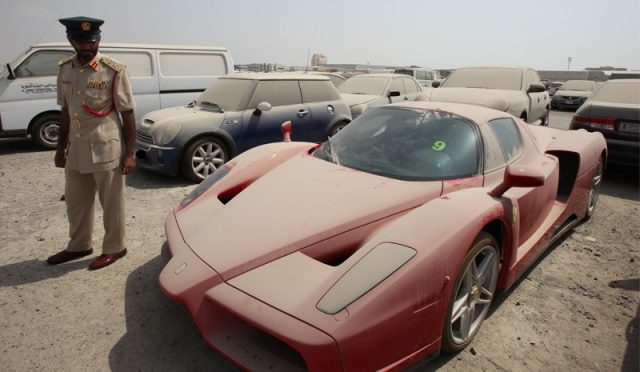 Dubai's Supercar Graveyard Where Abandoned Ferraris, Bugattis, And ...